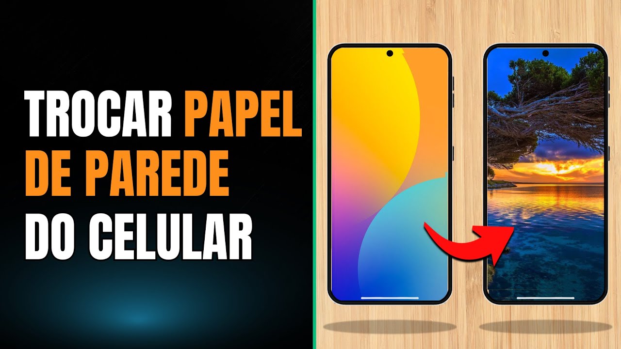 COMO TROCAR O PAPEL DE PAREDE DO CELULAR ATUALIZADO - YouTube