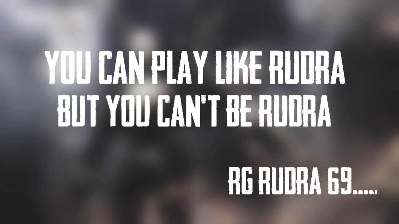 MY NEW INTRO | RUDRA GAMER - YouTube