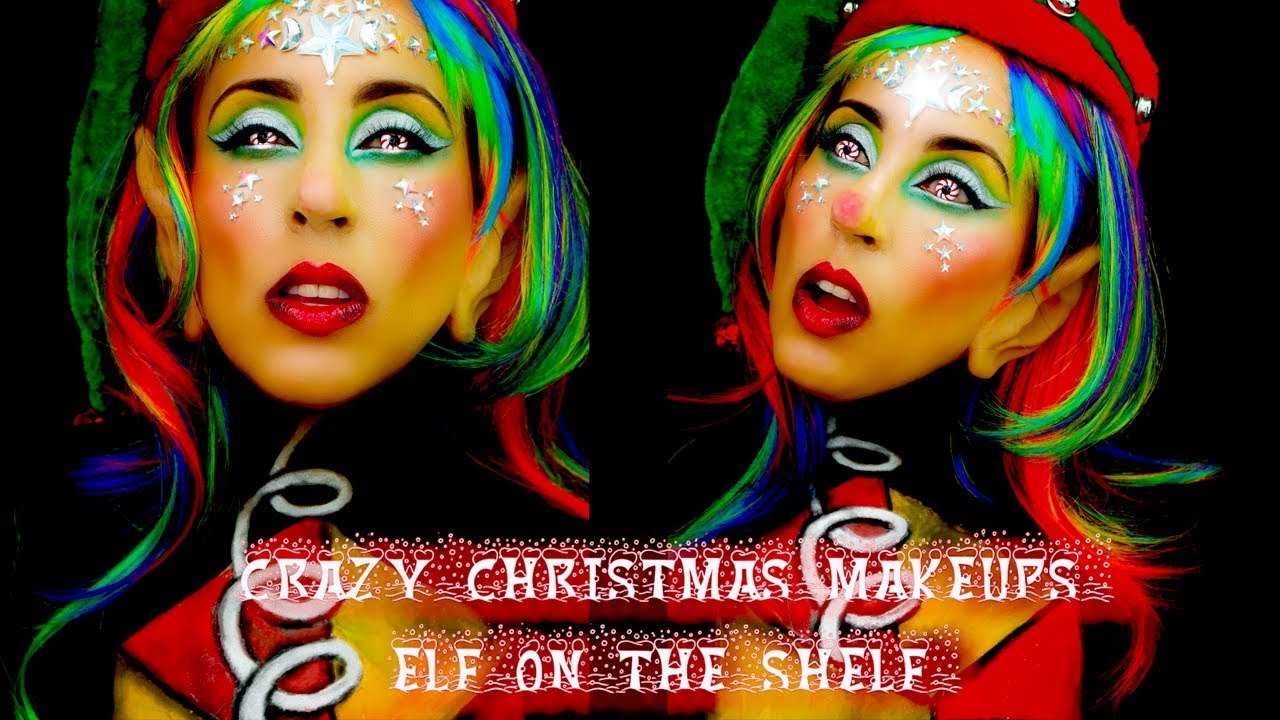 SANTA'S ELF MAKEUP TUTORIAL | 2019 - YouTube