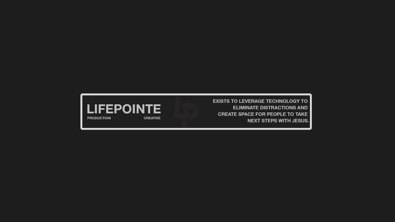 Lifepointe Production & Creative Live Stream - YouTube