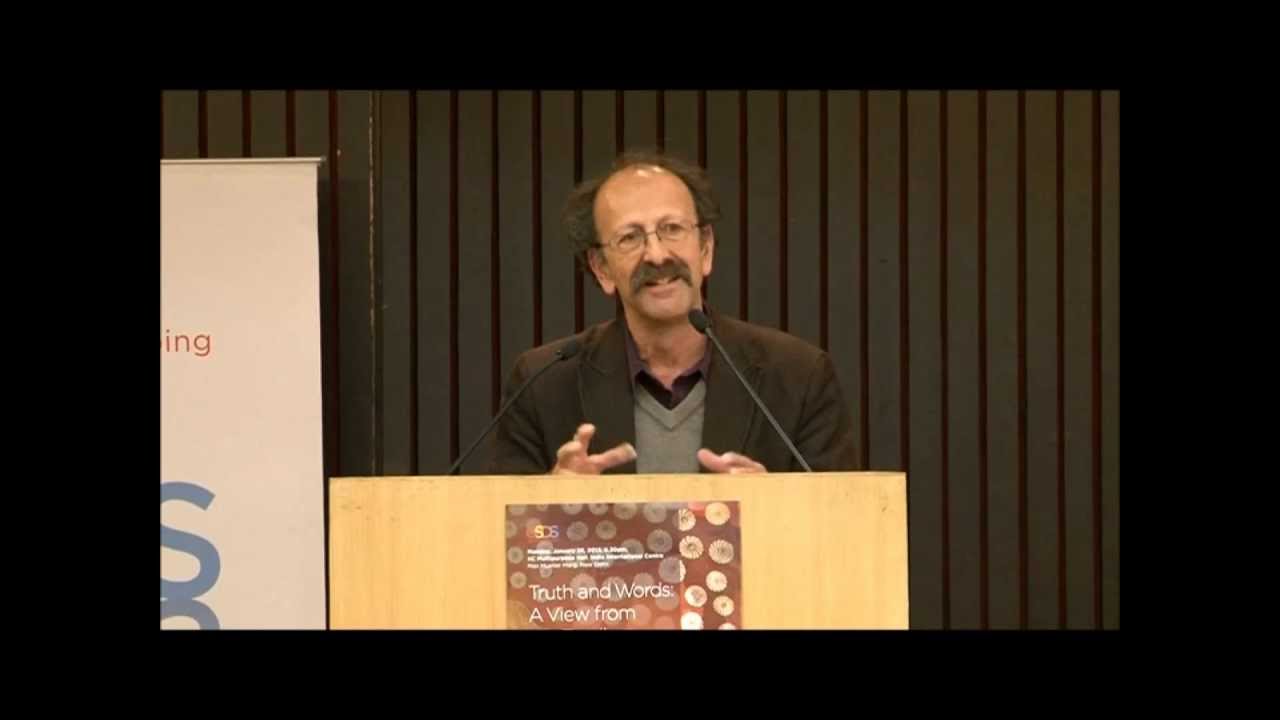 David Shulman at CSDS, Golden Jubilee Lecture - YouTube