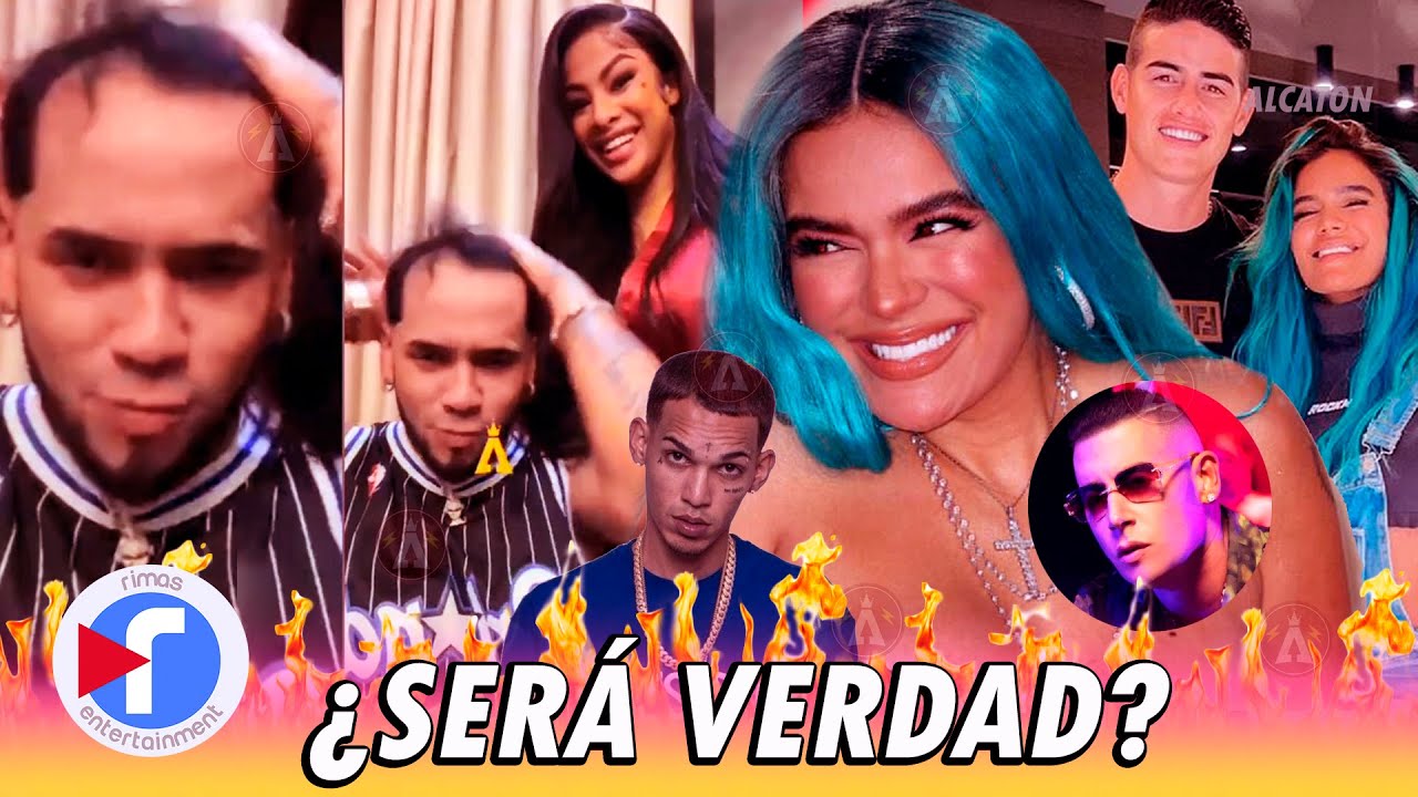 🤐KAROL G "flechada" con JAMES RODRIGUEZ ? | Yailin expone "calva" de ...