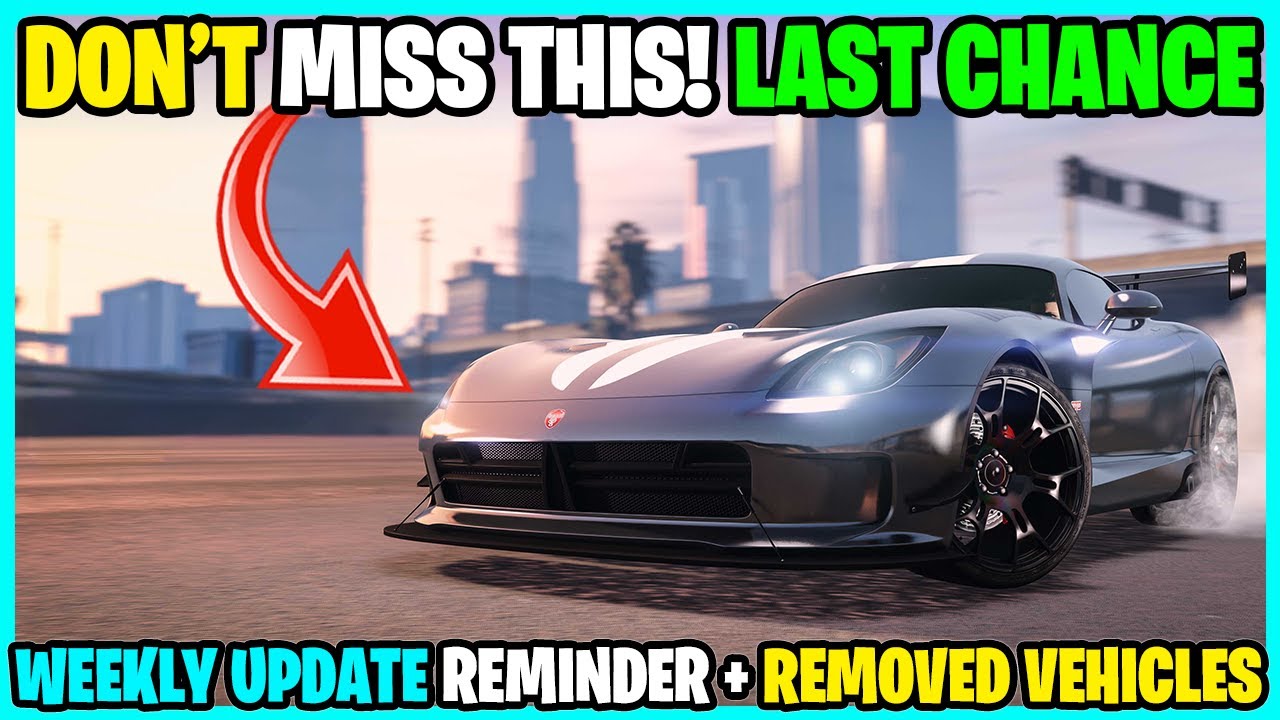 Massive Week Coming To An End! GTA Weekly Update Reminder! - YouTube