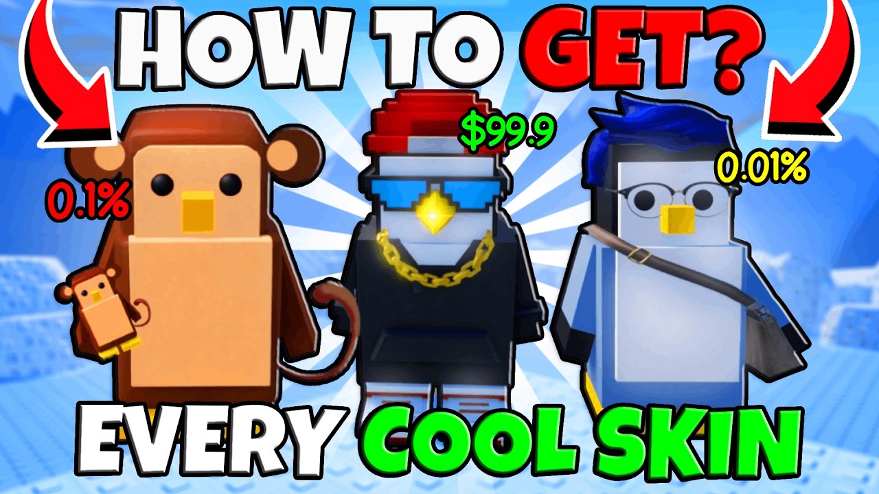 How To Get *COOL* Penguin Skins in KNOCKOUT - YouTube