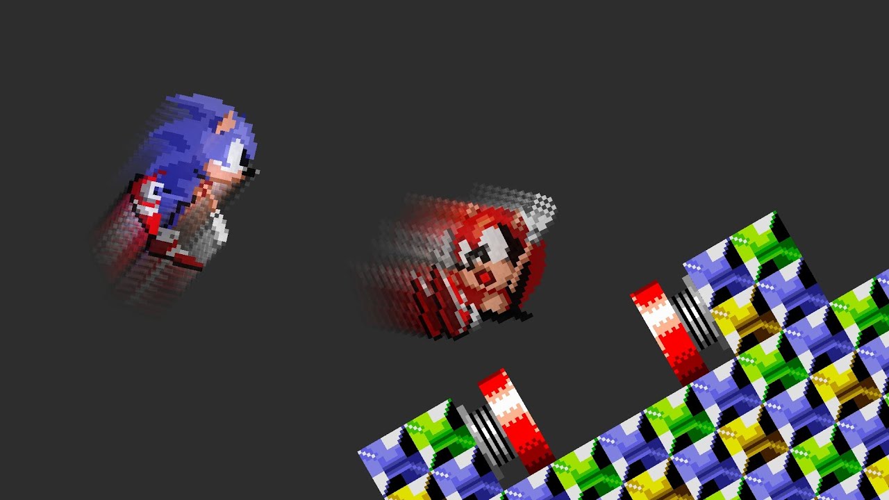 Sonic tries the infinite 1-Up glitch! (Sprite animation) - YouTube