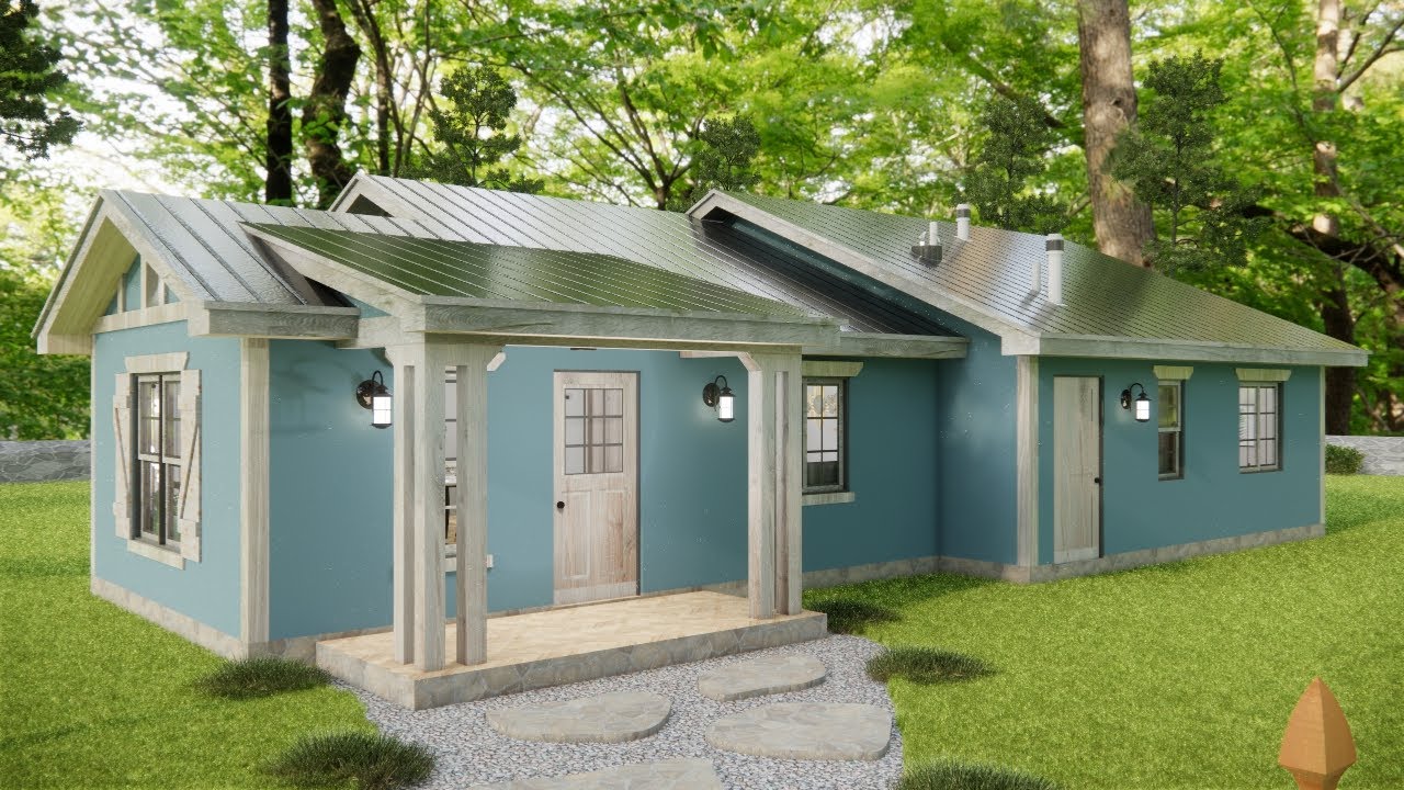 32x48 ft (10x15 m) Small House Tour | Spacious Design & Modern Features ...