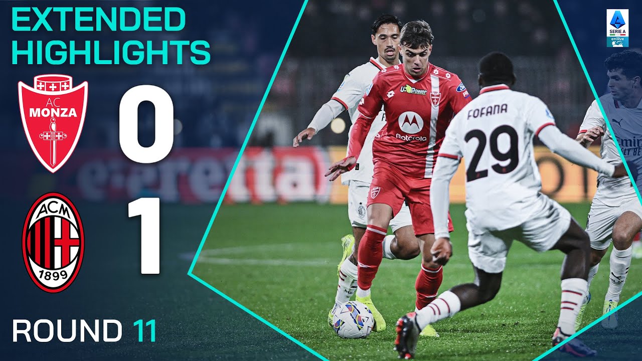 MONZA-MILAN 0-1 | EXTENDED HIGHLIGHTS | SERIE A 2024/25 - YouTube