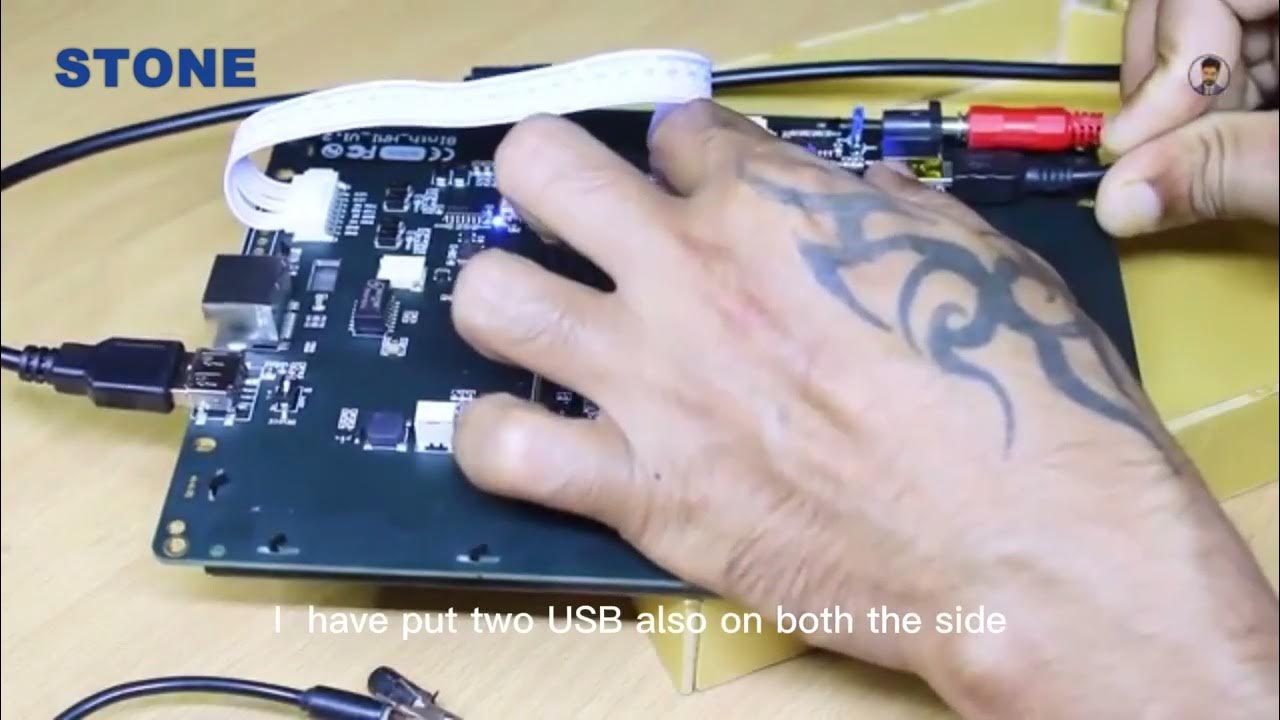 7 Inch HMI Serial LCD Display Module with Touch Screen + RS232 RS485 ...