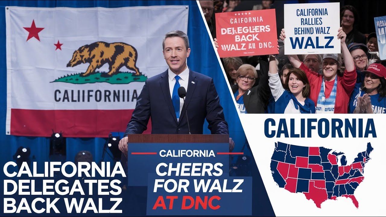 California delegates Tim Walz's speech at the DNC - YouTube