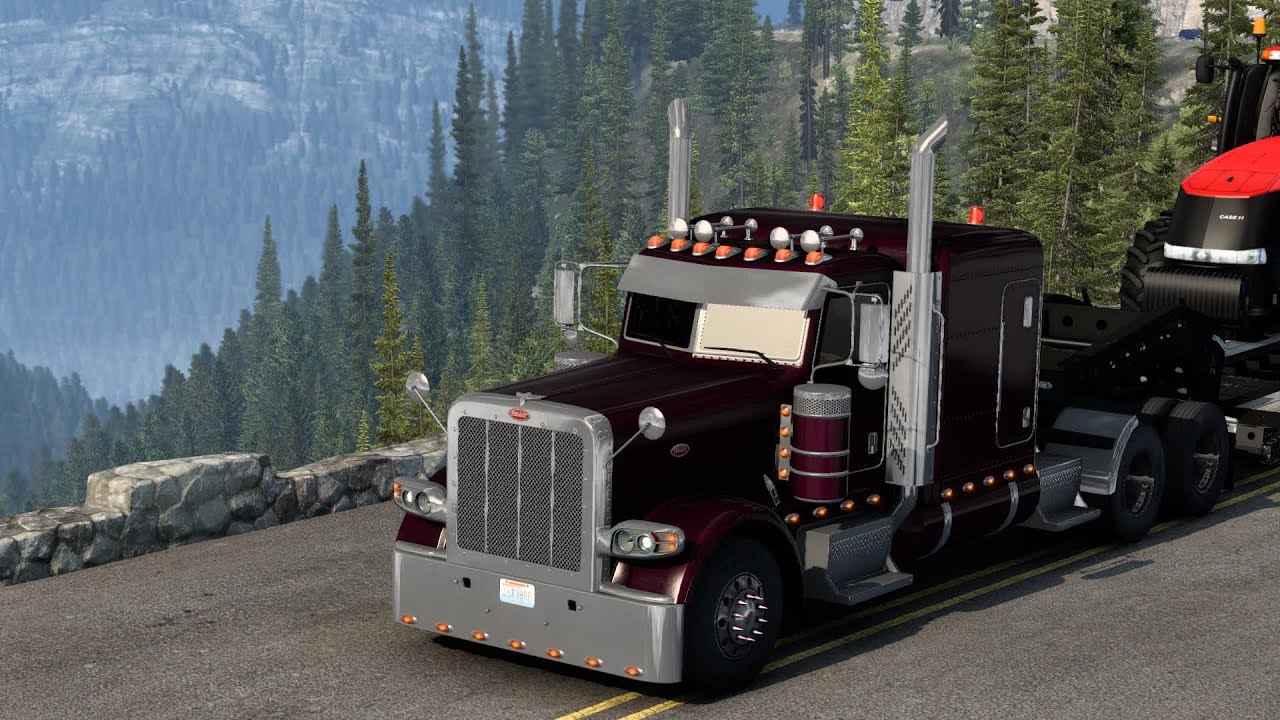 788.2 / ATS 1.47 / Peterbilt 389 / "oversize load" в штат Монтана ...