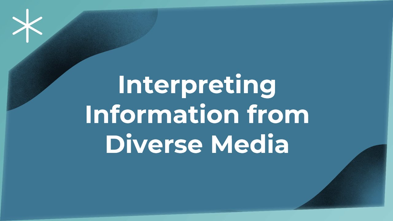 Interpreting information from diverse media - YouTube