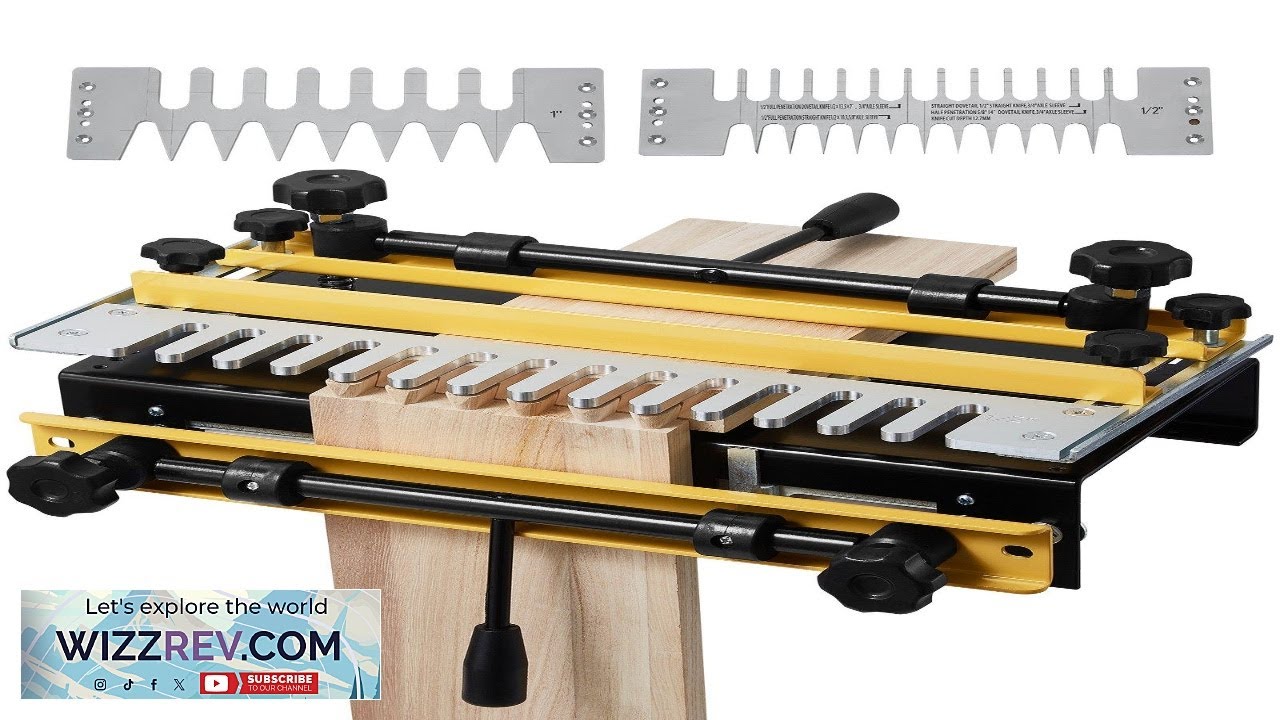 VEVOR Dovetail Jig 12 Inches Precise Dove Tailing Router Jigs with 3 ...
