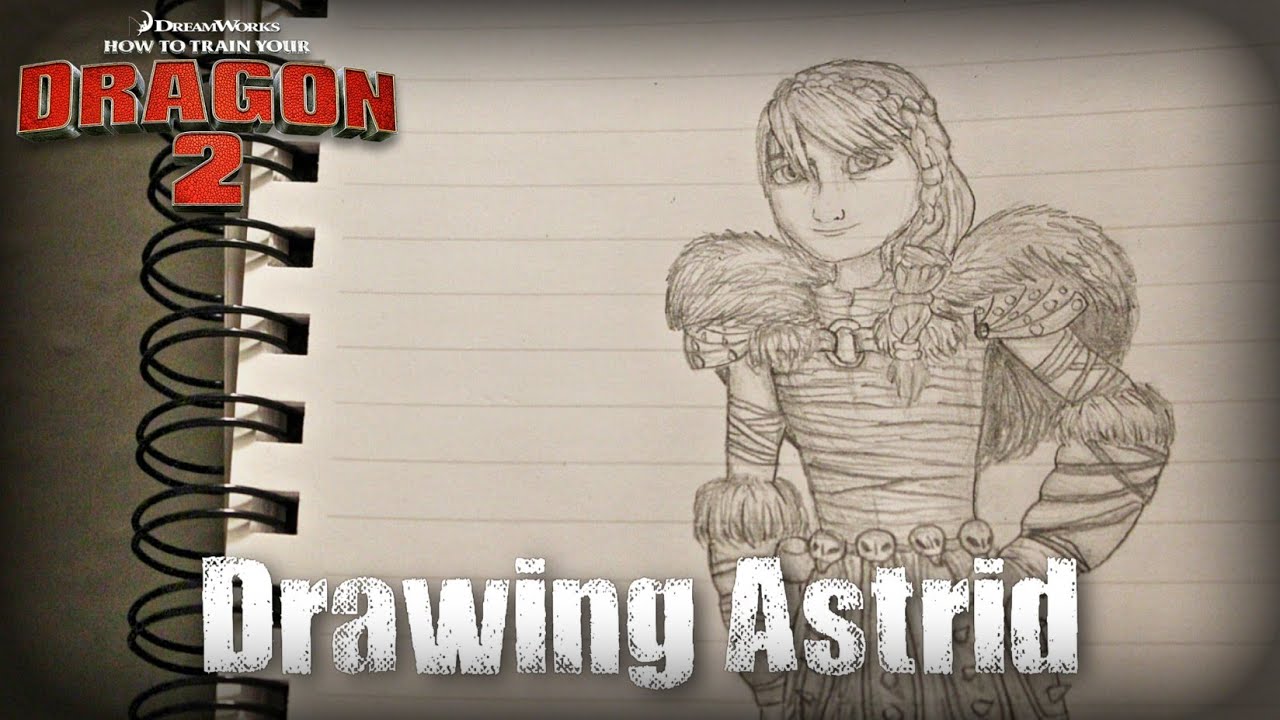 I Drawing Astrid from How to train your Dragon | HTTYD - YouTube