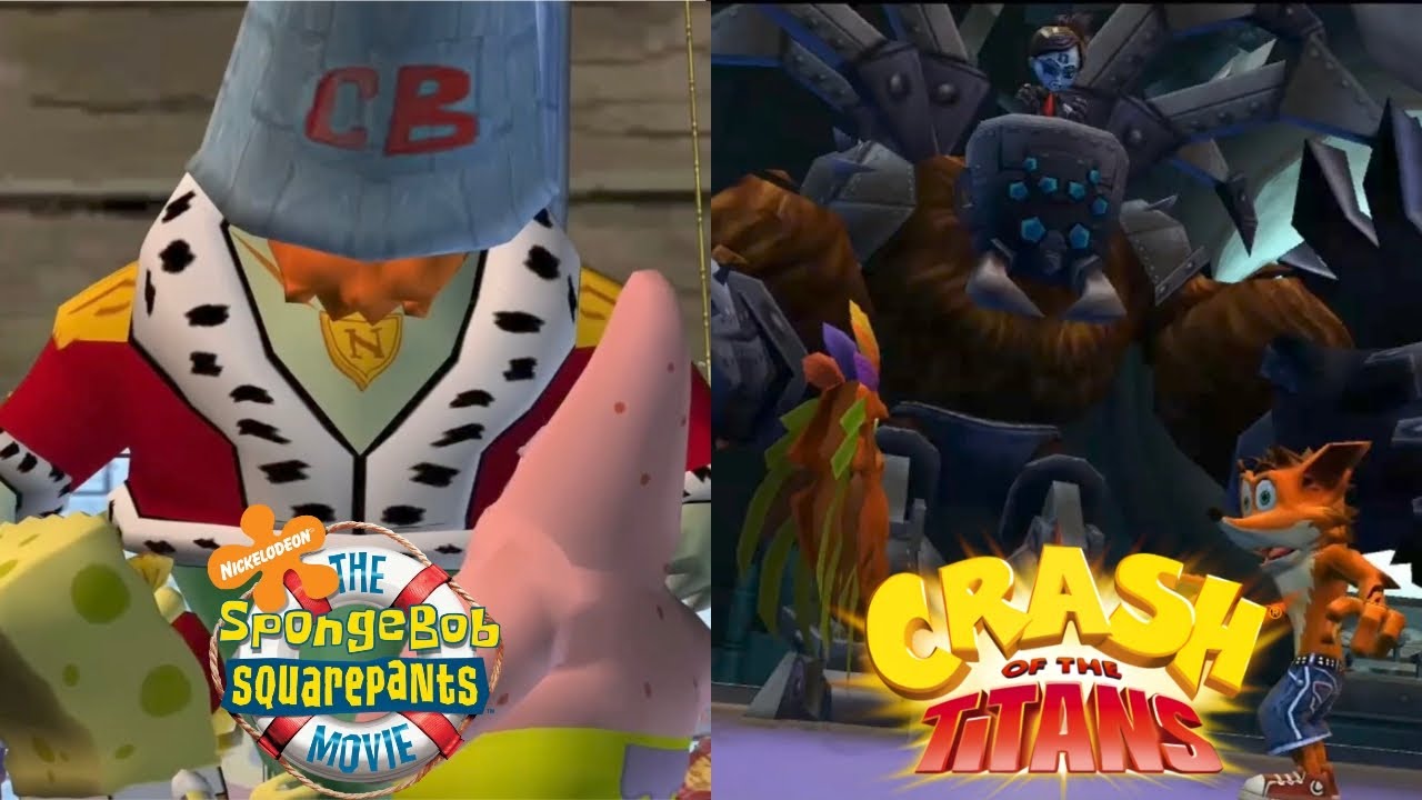 SpongeBob Movie Game Final Boss with Crash of the Titans Music - YouTube