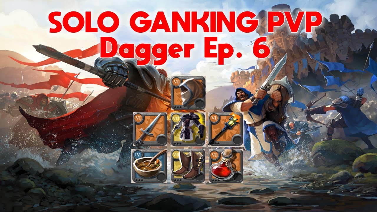 Solo Dagger Build Dungeon Diving Ep.6 Albion Online - YouTube