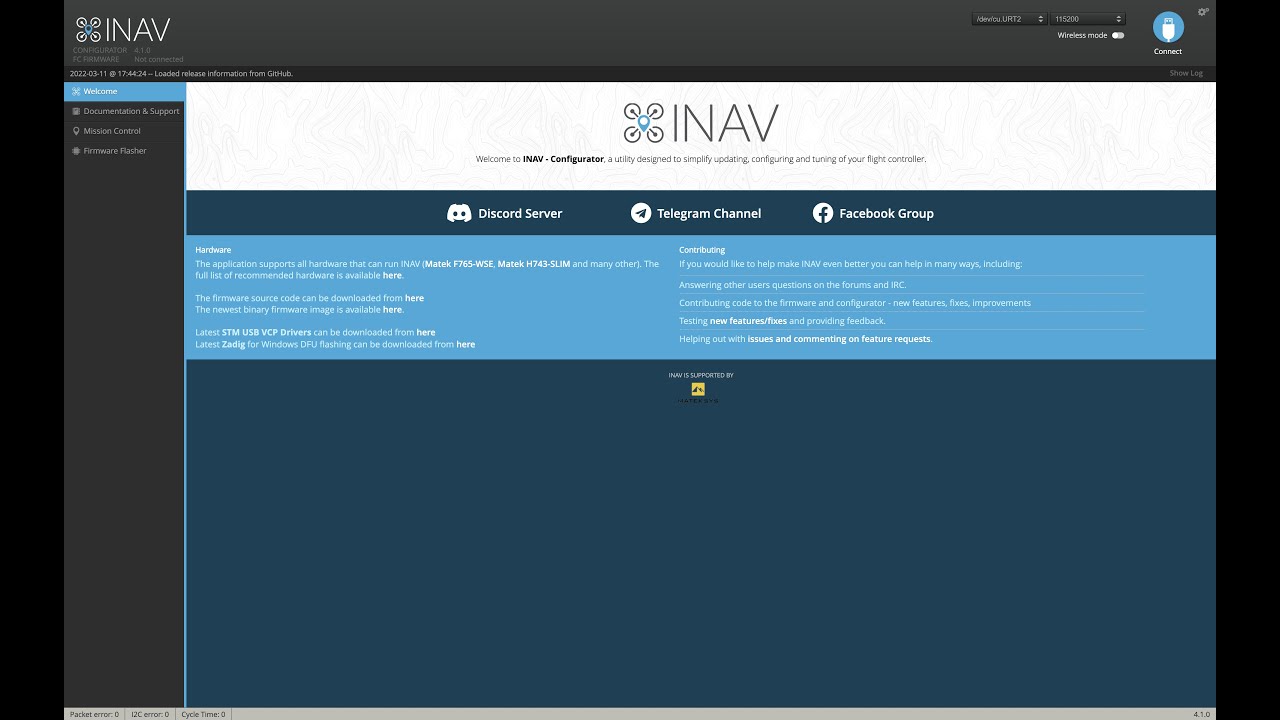 Getting Started with iNav 4.1 - YouTube