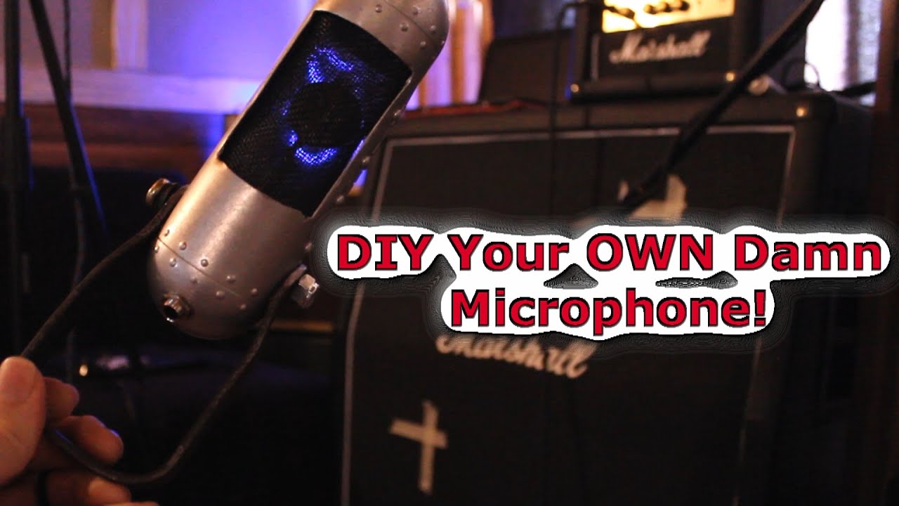 DIY Guitar Amp Microphone from Garbage! (INCREDIBLE TONE? 🤯) - YouTube