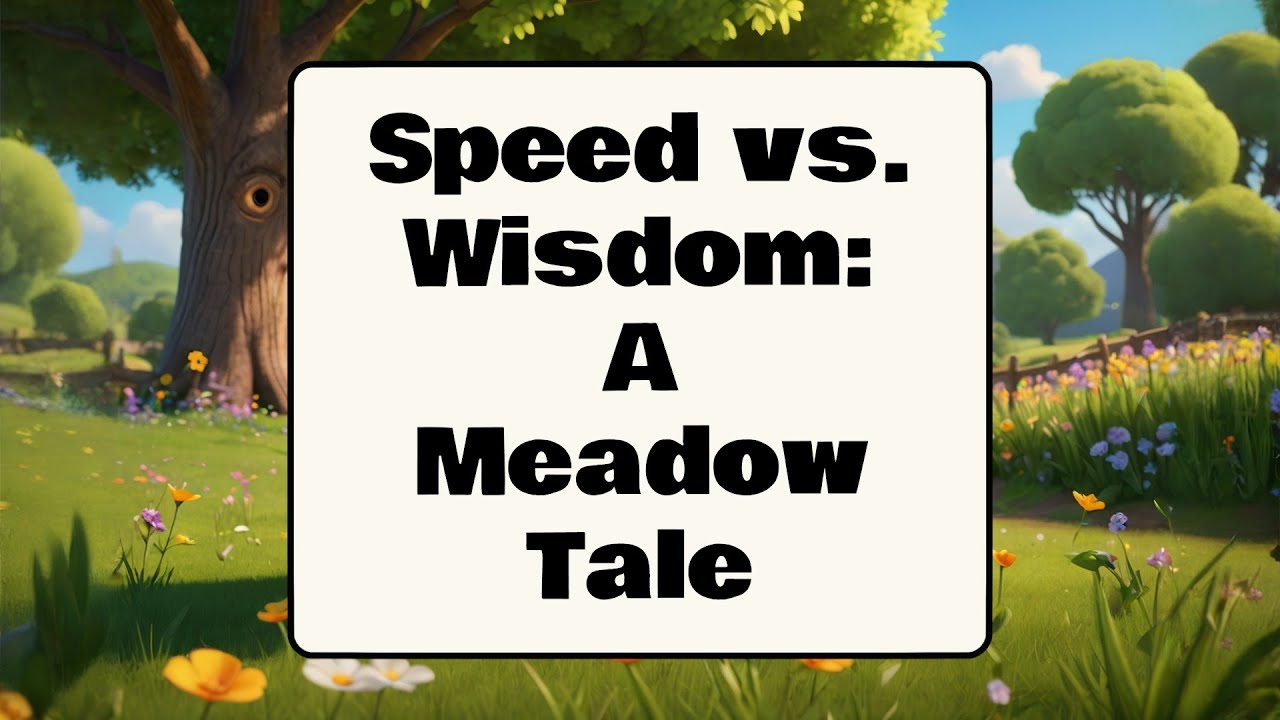 Speed vs Wisdom A Meadow Tale - YouTube