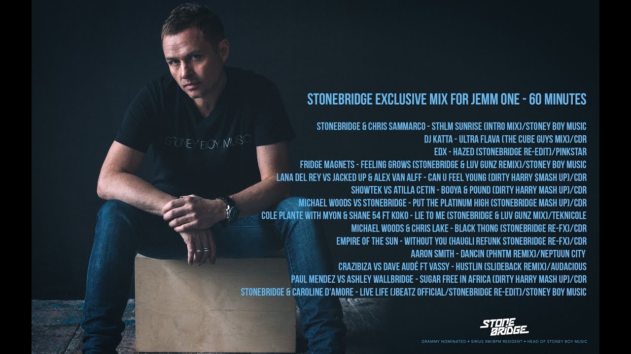 StoneBridge Exclusive DJ Mix for Jemm One - 60 Minutes (HD) - YouTube