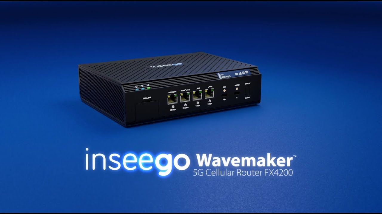 Inseego Wavemaker™ FX4200 | 5G Cellular Router Showcase - YouTube
