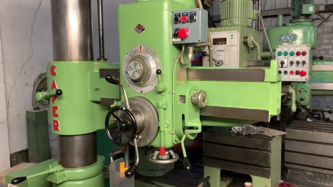Radial Drilling Machine - Caser - 47 mm - YouTube