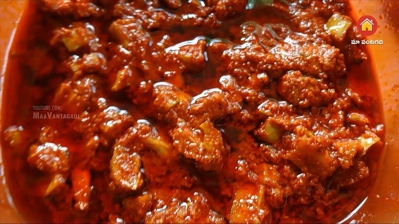 Mango Pickle Pickle item by Maa Vantagadi (మామిడి ముక్కలు పచ్చడి ...