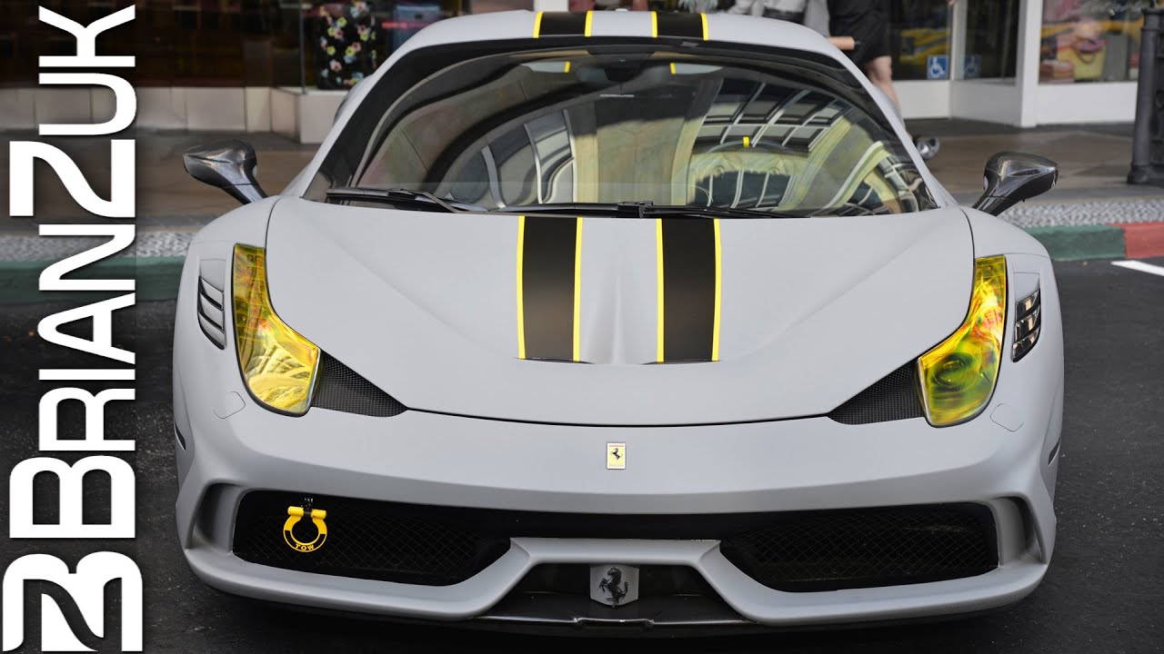 Matte Grey Ferrari 458 Speciale - YouTube
