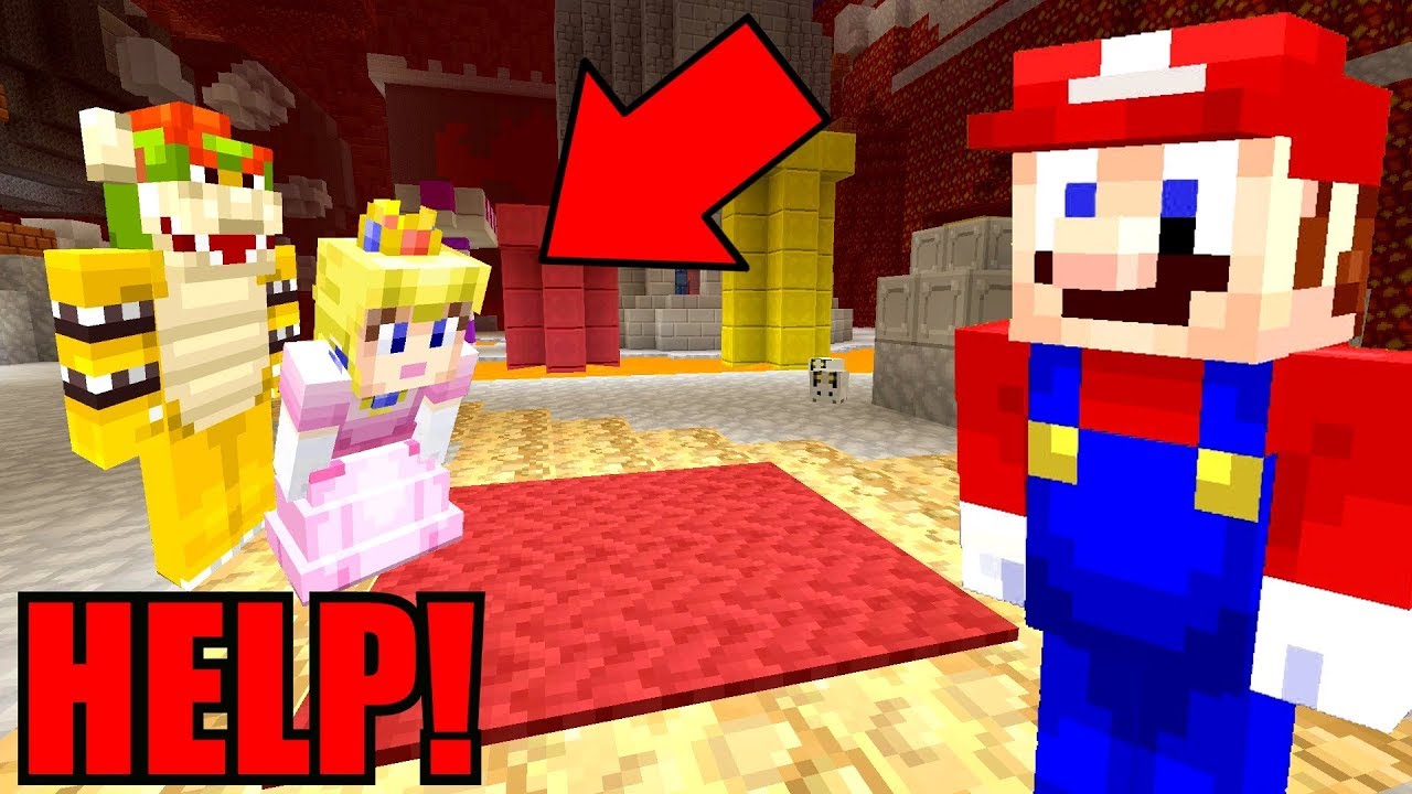 Minecraft | Super Mario Series | PEACH'S LOVE POTION WEARS OFF! *MARIO ...