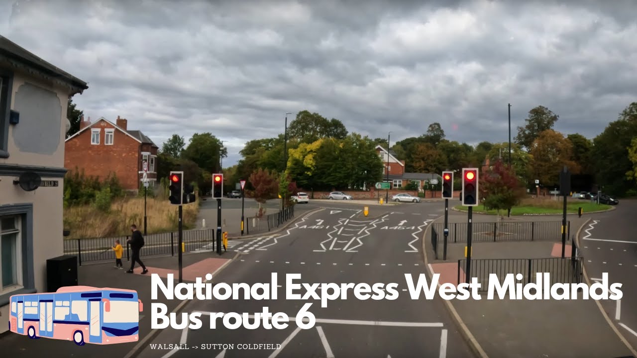 National Express West Midlands Bus Route 6 (Walsall - Sutton Coldfield ...