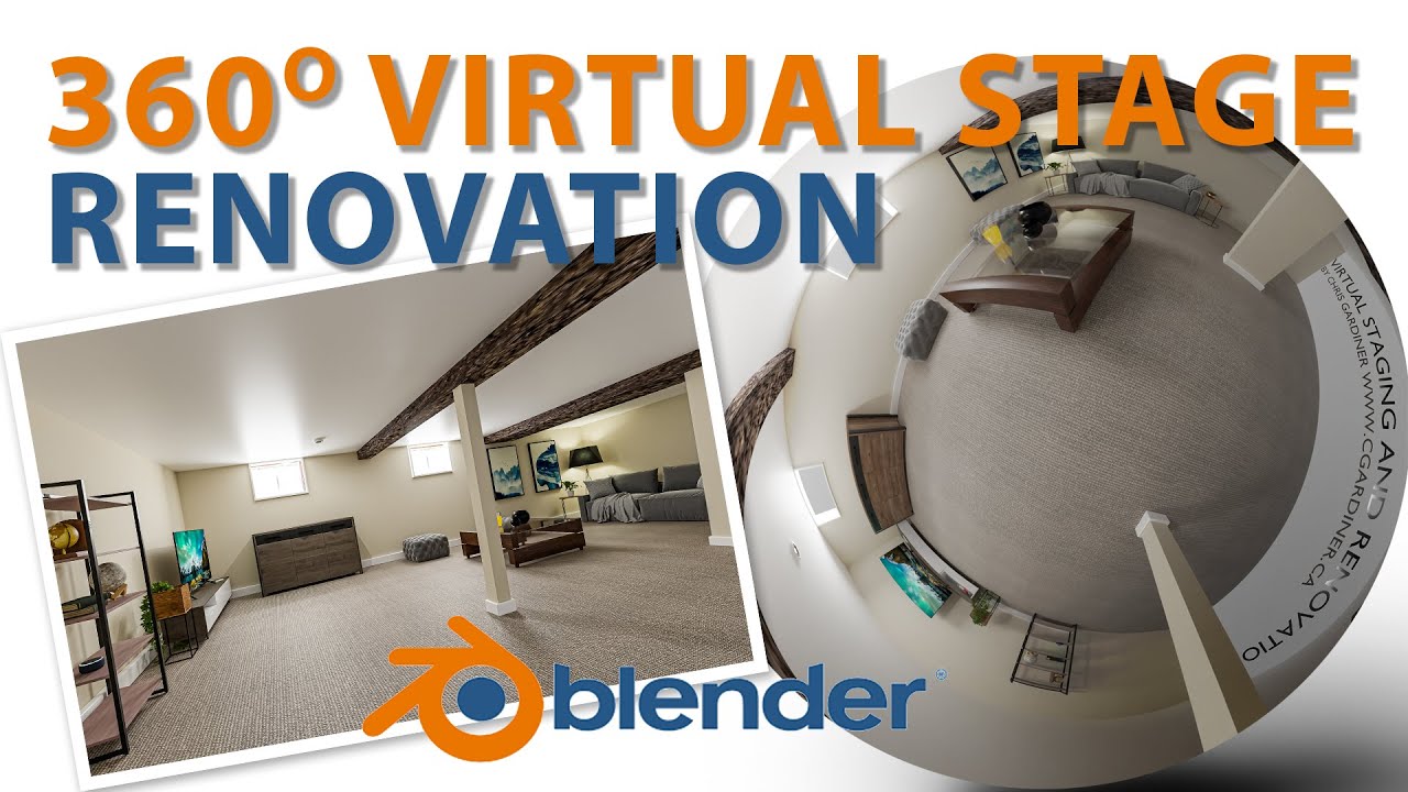 360 Virtual Stage/Renovation, Spherical Video in Blender - YouTube