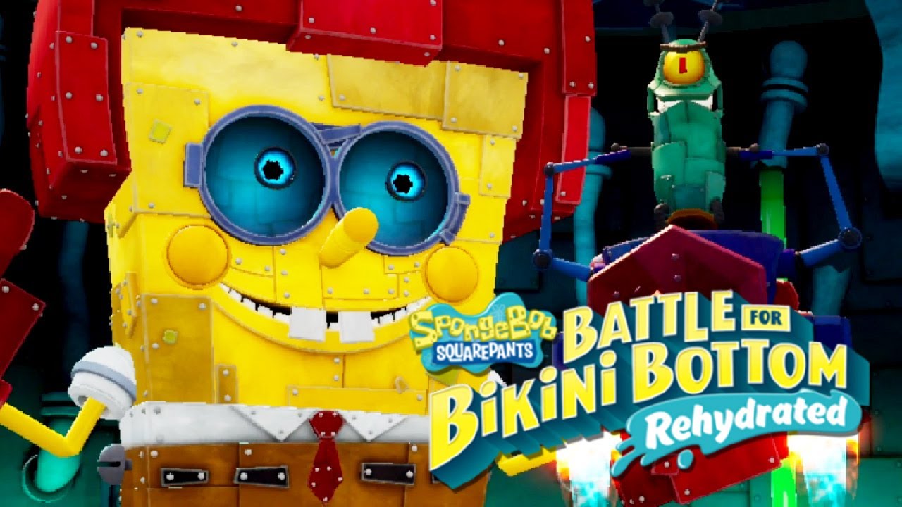 SpongeBob Battle for Bikini Bottom Rehydrated - 100% Walkthrough Part ...