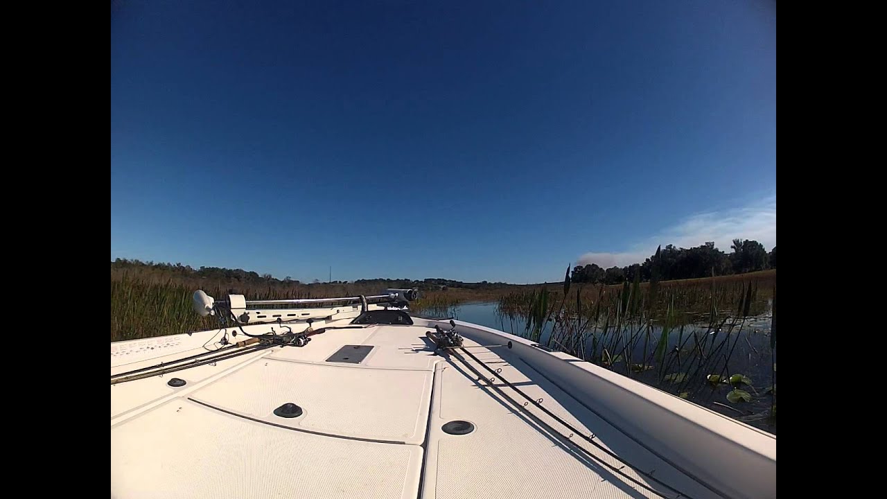 Skeeter run on local lake. - YouTube