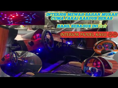 PROSES PEMBUATAN INTERIOR MOBIL FERRARI REPLIKA || DESAIN MODEL KAYU