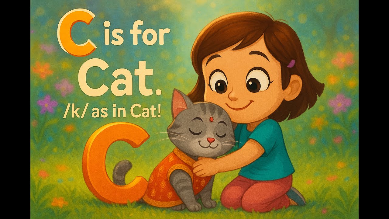 C is for Cat! 🐱 | Chikoo’s ABC Garden | Alphabet Fun for Kids - YouTube