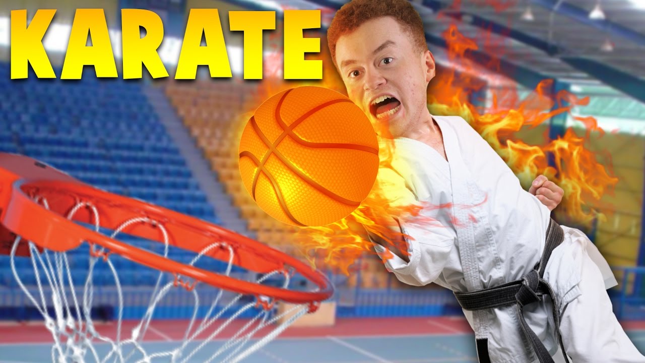 KARATE BASKETBALL! - YouTube