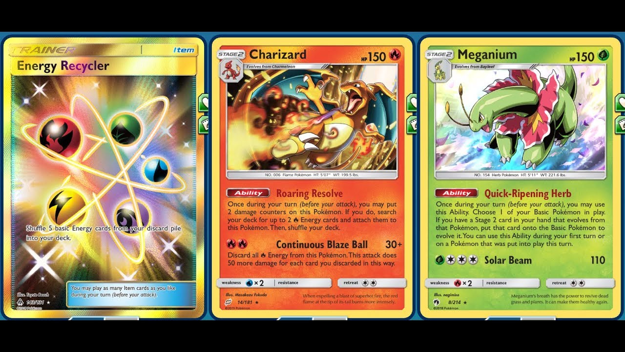 Team Up CHARIZARD Deck, NO GX Version, 1HKO EVERYTHING - YouTube