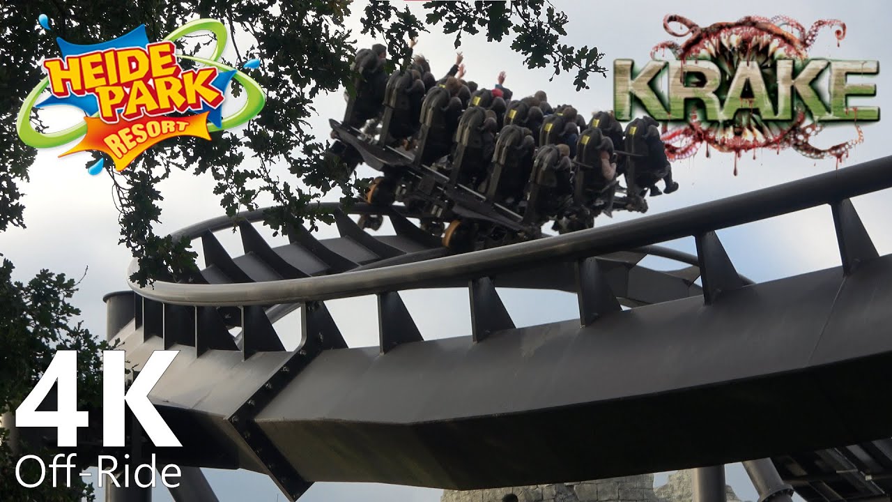 Krake - 4K UHD Off-Ride - Heide Park Soltau - B&M Dive Coaster ...