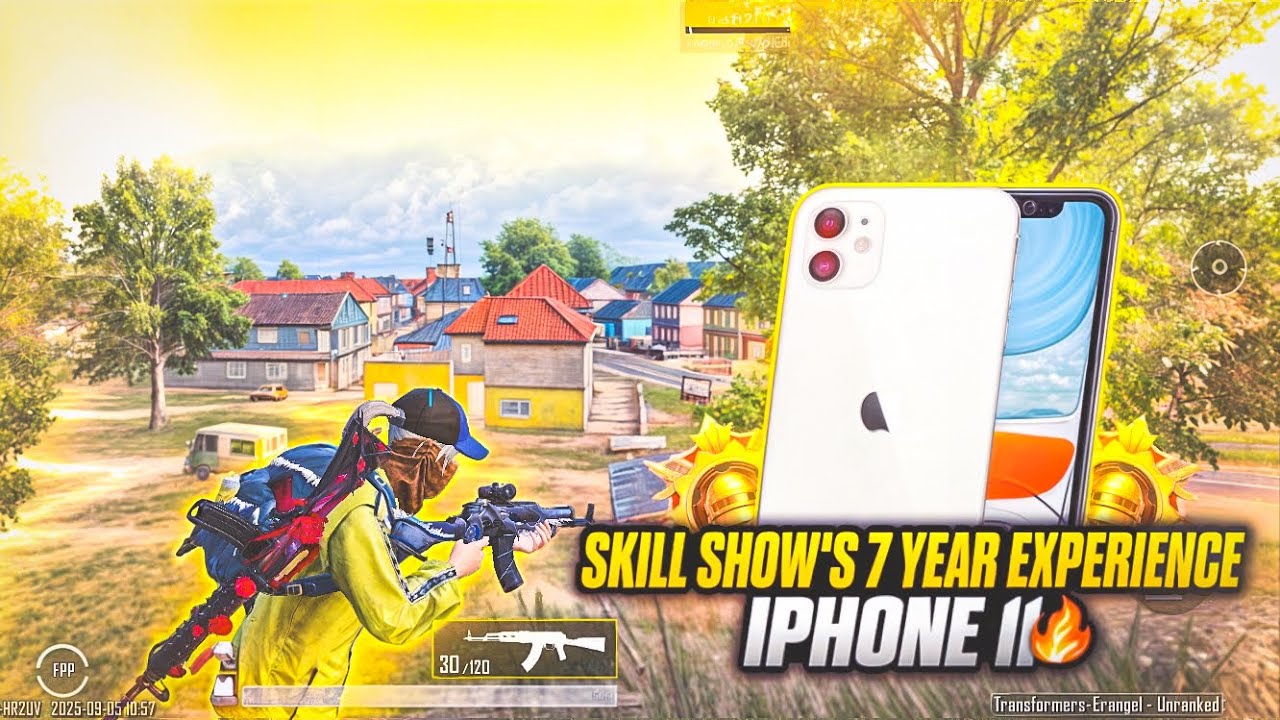SKILLS SHOWS 7 YEAR EXPERIENCE 🔱 IPHONE 11 [ BGMI ] - YouTube
