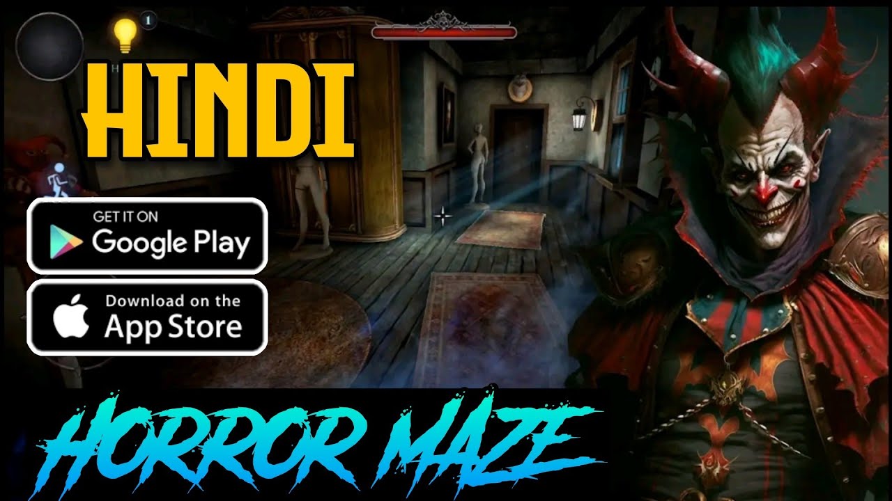 Horror Maze Hindi Gameplay | Can u Escape The Horror House?? | Live ...