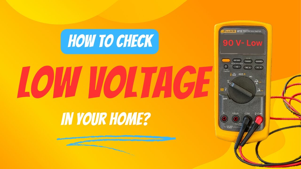 How to Check Low Voltage at Your Home? - YouTube
