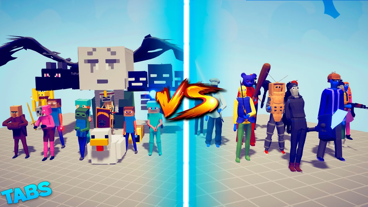 ALL ROBLOX UNITS vs ALL MINECRAFT UNITS 😱🔥 | Totally Accurate Battle ...