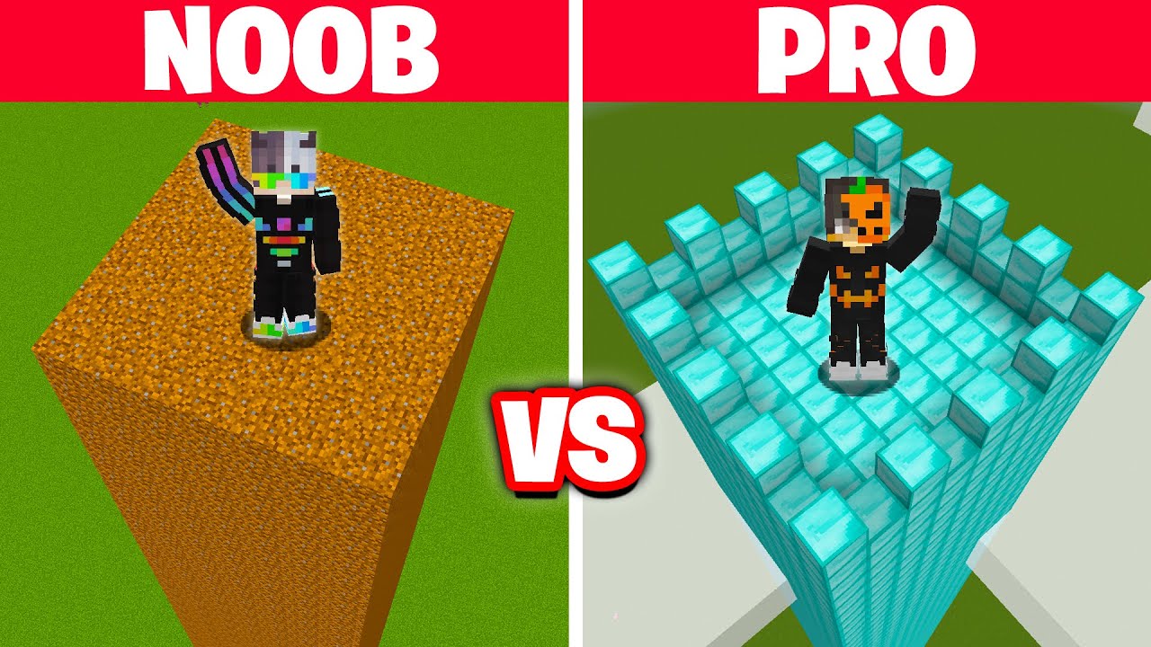 NOOB vs PRO: EN GÜVENLİKLİ KULE YAPI KAPIŞMASI! - Minecraft - YouTube