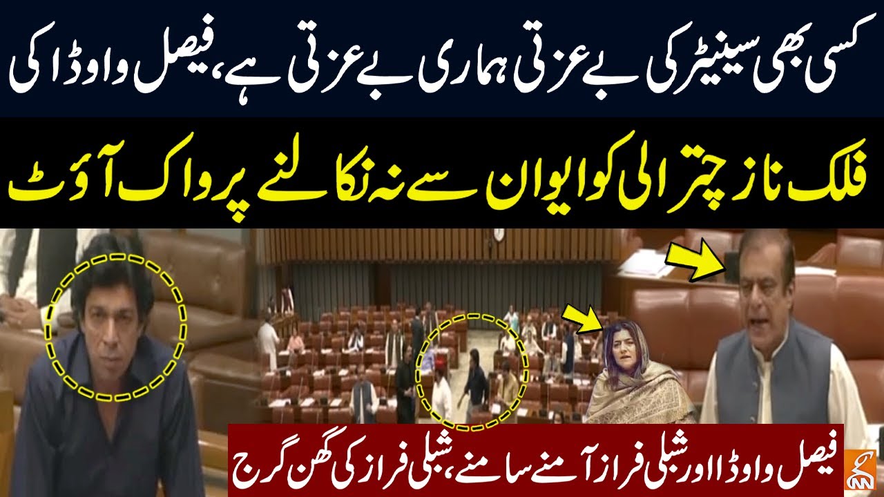 Faisal Vawda Aggressive Speech | Faisal Vawda Vs Shibli Faraz | Shibli ...