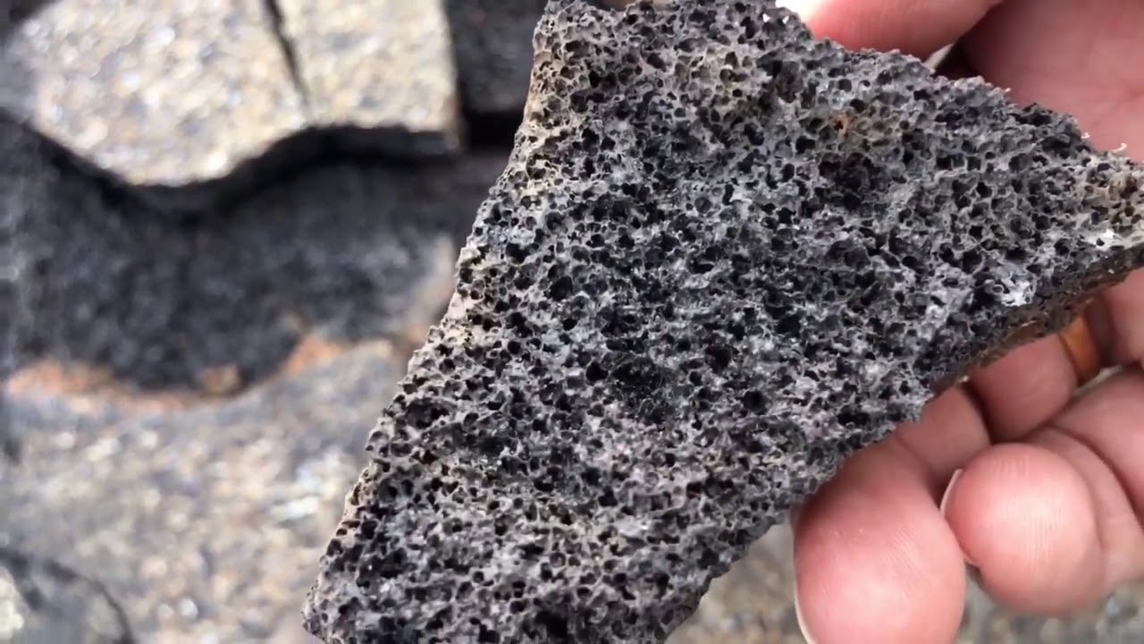 Closer look at LAVA ROCK in Volcanoes National Park - YouTube