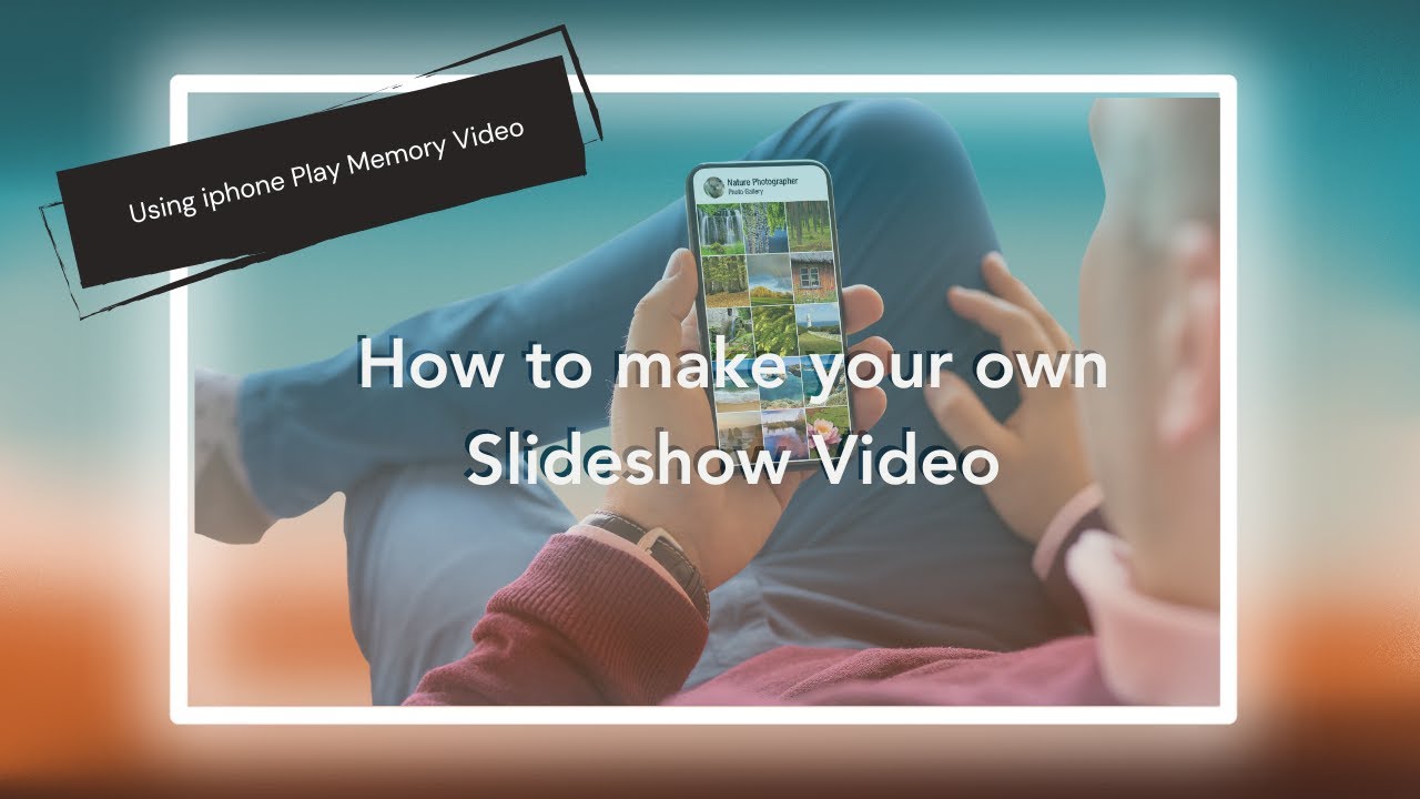Make your own Slideshow Video with iphone Photo's - YouTube