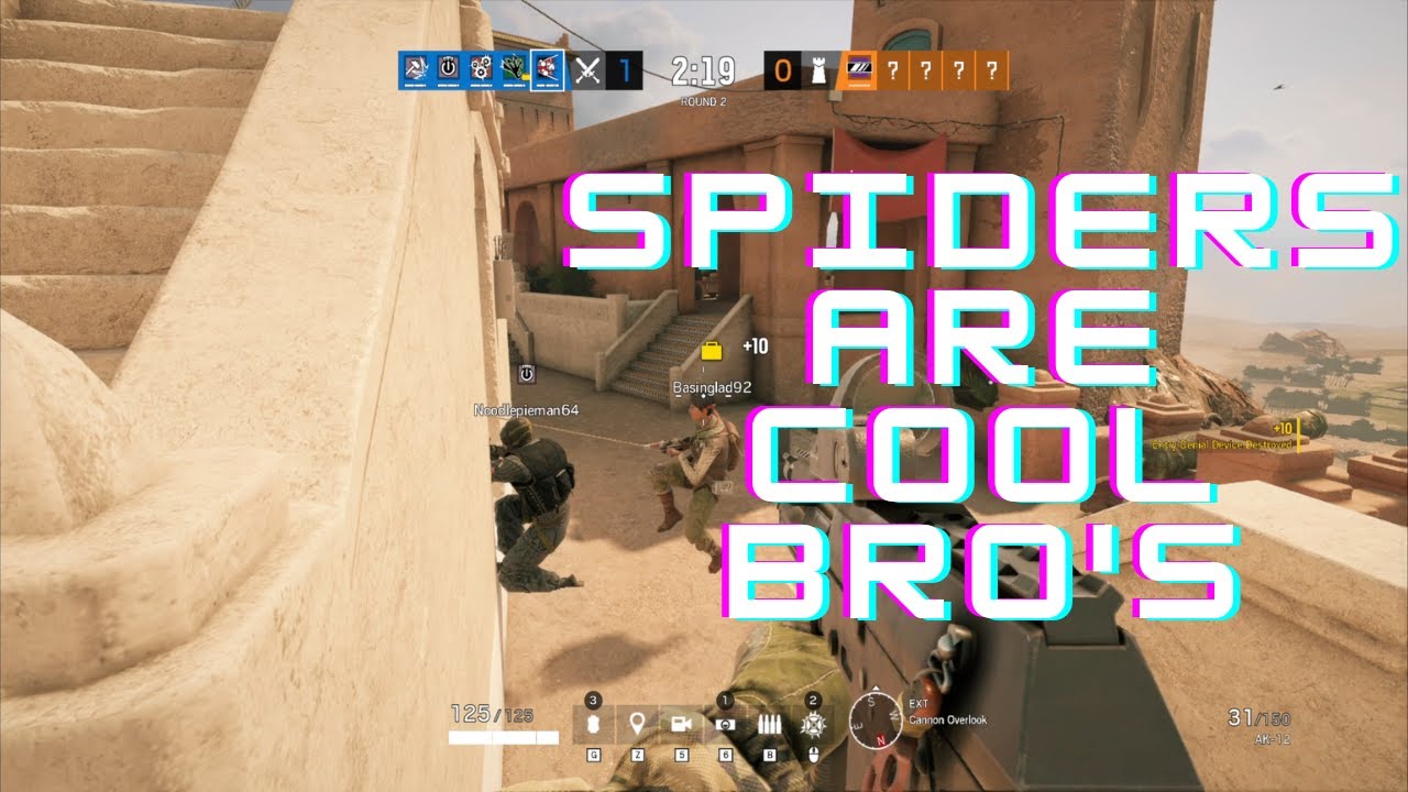 Tom Clancy's Rainbow Six® Siege - Spiders are cool bro's - YouTube
