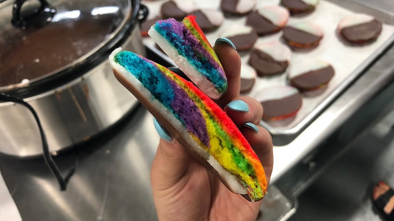 These black and white rainbow cookies are perfect for Pride Month l GMA ...