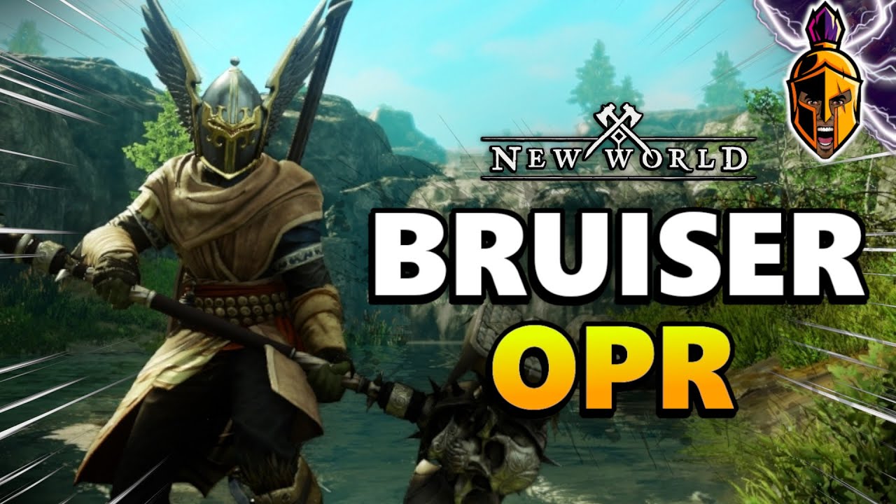 New World Great Axe & Warhammer PvP Gameplay | New World Bruiser OPR ...