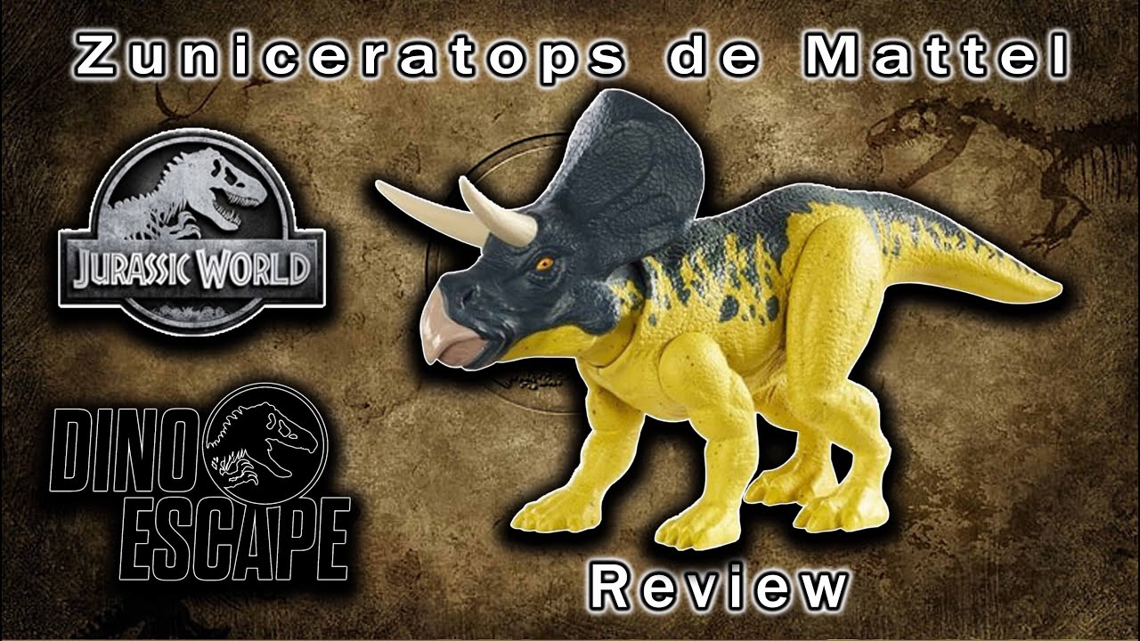 Zuniceratops, Review de figura de Mattel de Jurassic World - YouTube