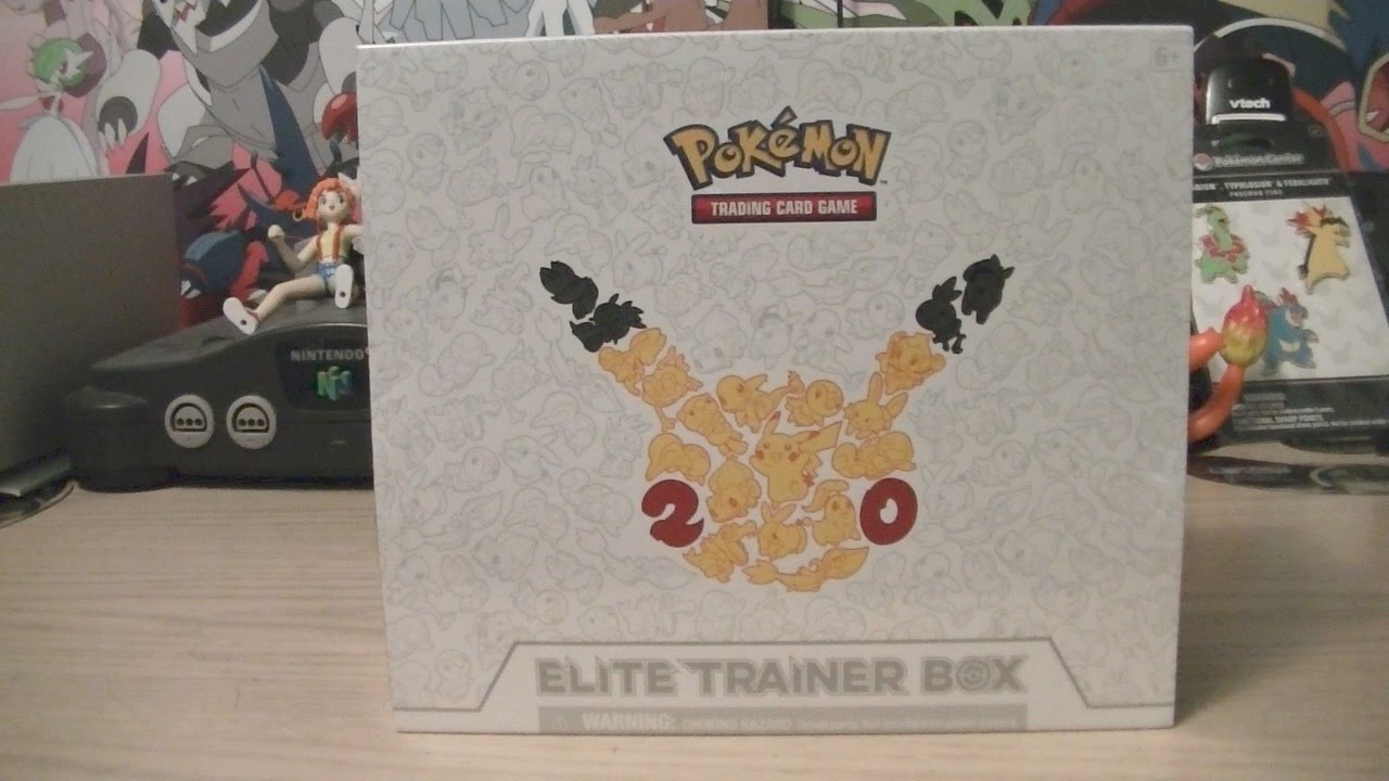 Unboxing Challenge with the Pikachu 20th Anniversary Elite Trainer Box ...